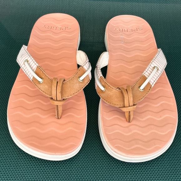 Sperry | Shoes | Sperry Tan And Pink Sandals | Poshmark
